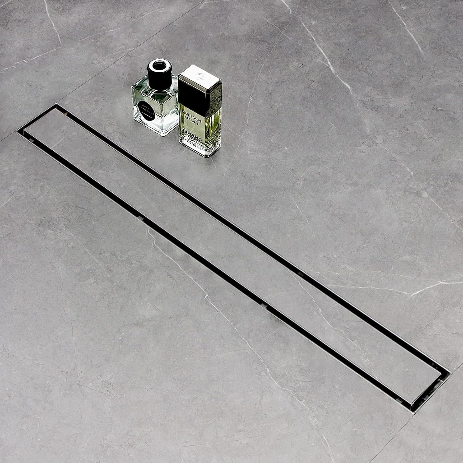 Specule Tile Insert Shower Drain Channel 18x 4 Inches Waste Water Floor ...
