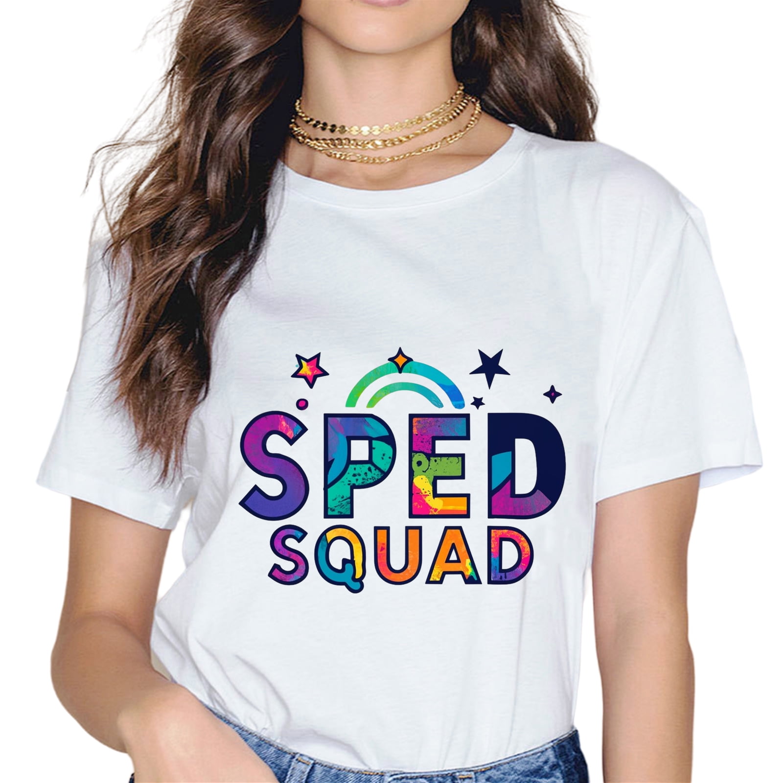 Sped Squad Tie Dye Appreciation Day Hello Back To School T-Shirt ...