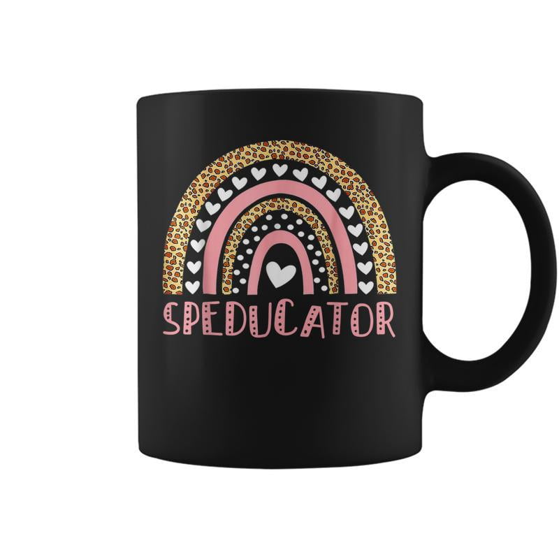 Sped Teacher Speducator Heart Speducator Rainbow Coffee - Walmart.com