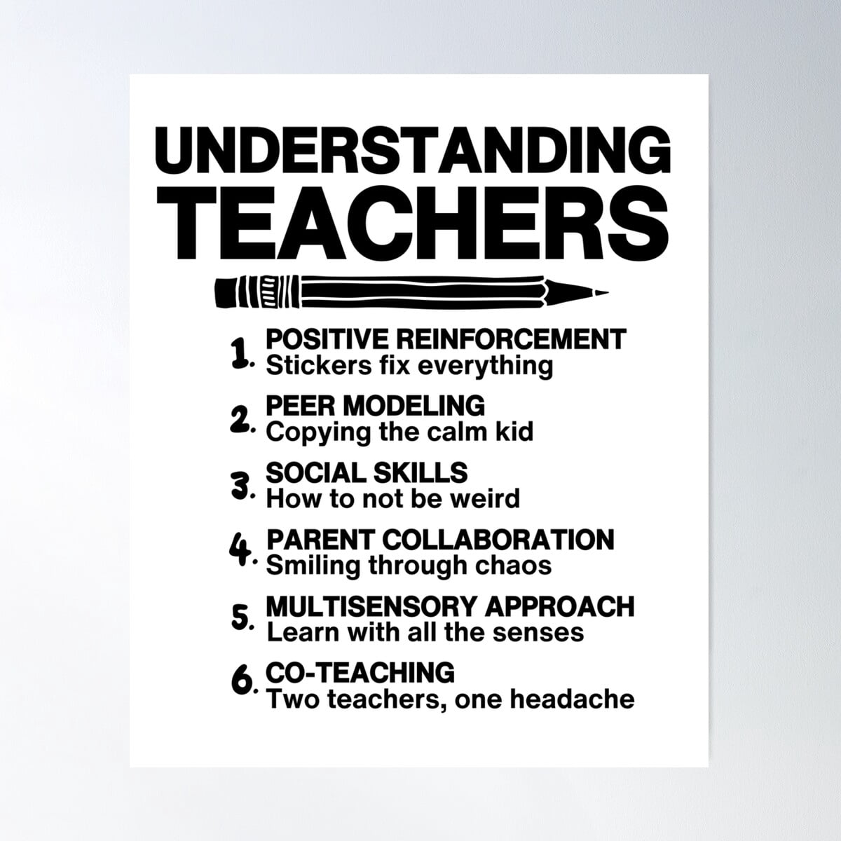 Sped Teachers Unlocked: Classroom Chaos Decoded Poster Wall Art, Modern ...