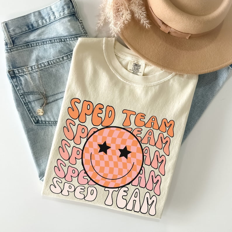 Sped Team Shirt, Special Education Teacher, Back To School Shirt ...