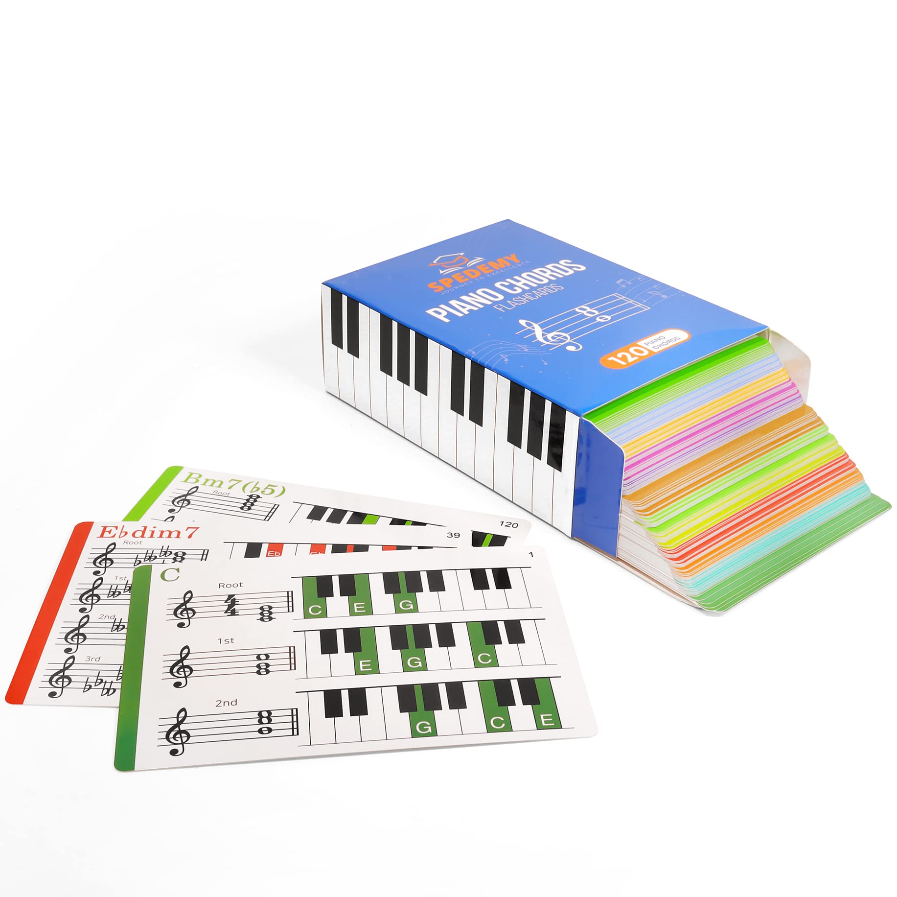 Spedemy Chord Flashcards AIF9 in Gift Box - Chords Chart Included ...