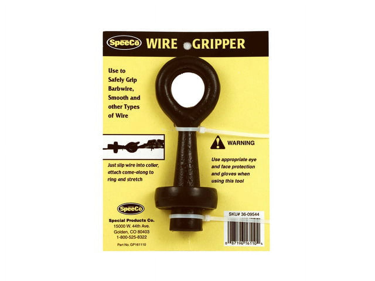 Speeco Electric Fence Wire Gripper - Nickel - Black, Each - Walmart.com