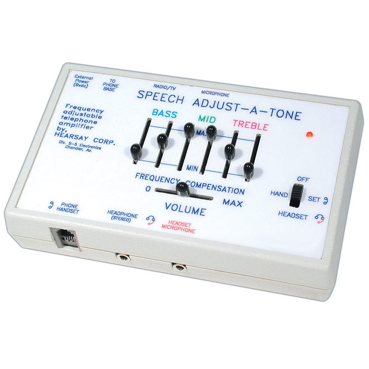 Speech Adjust-A-Tone HGA-MX-Boom-Extern Mic Compat - Walmart.com