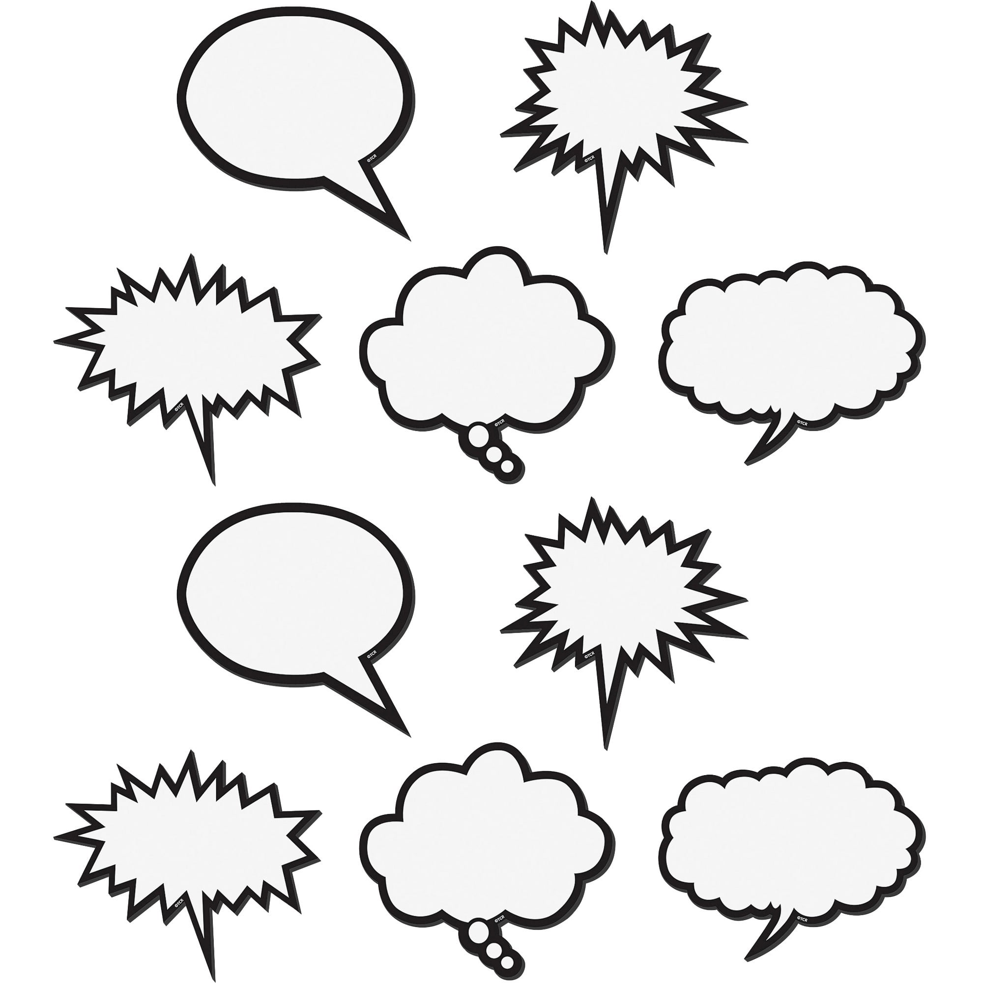 Speech Bubbles Magnet Accents - Walmart.com
