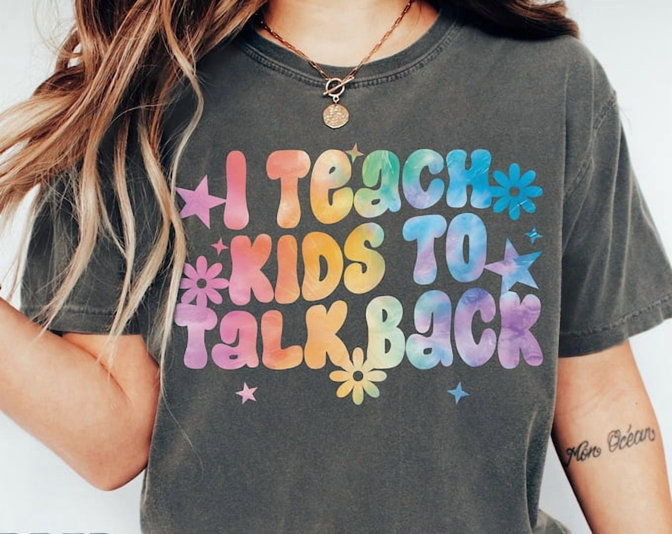 Speech Language Pathologist Shirt, I Teach To Talk Back, SLP SLPA AAC ...