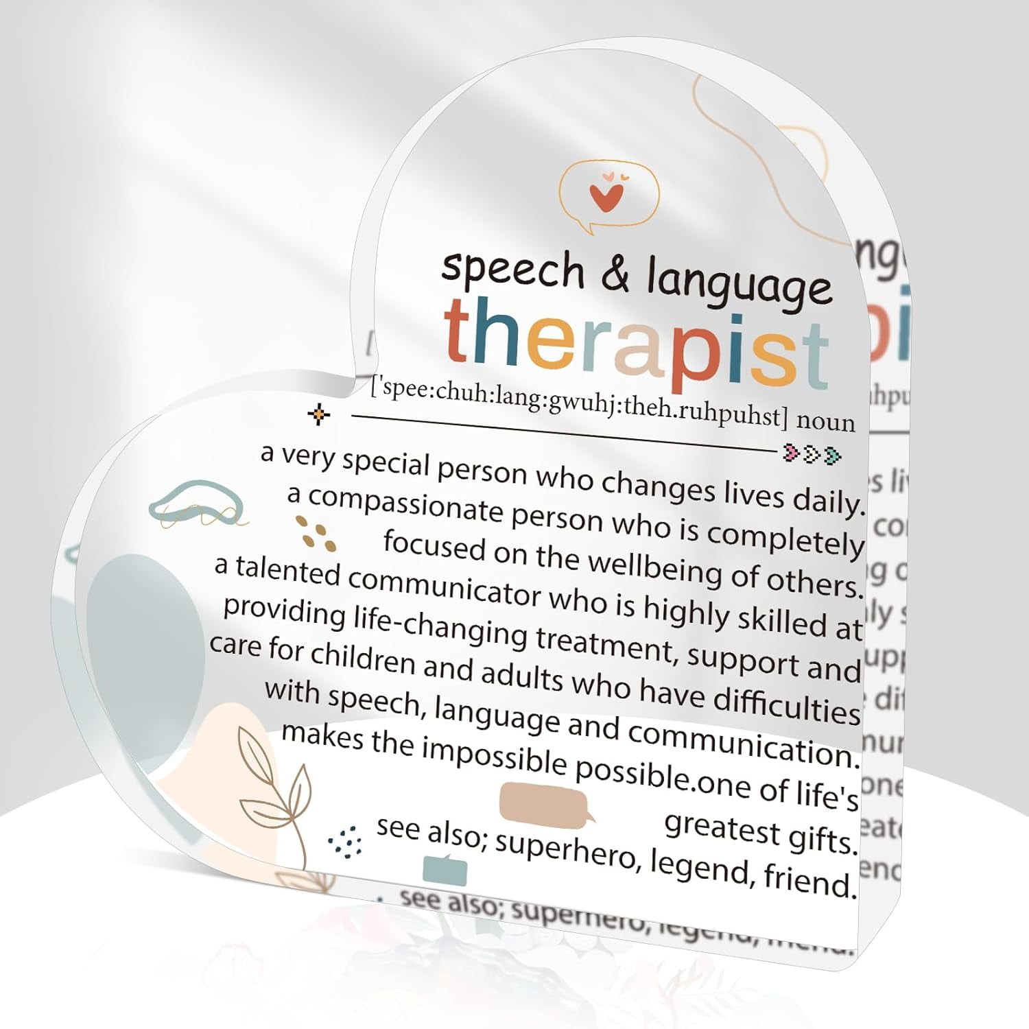 Speech & Language Therapist Gift - Thank You Gifts for Speech ...