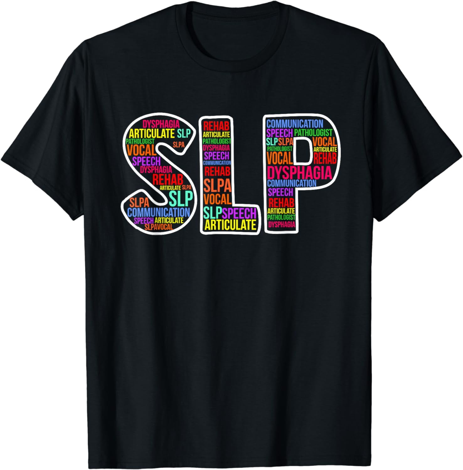 Speech Pathology Novelty Shirt SLP Word Cloud T-Shirt - Walmart.com