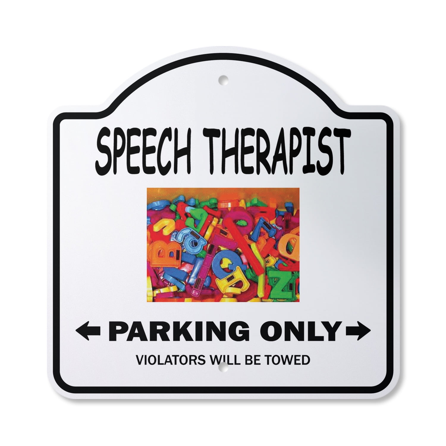 Speech Therapist 10” x 10” Sign | Indoor/Outdoor Plastic | SignMission ...