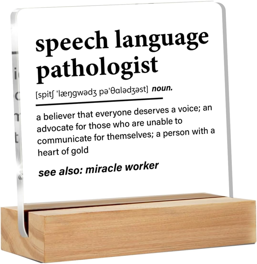 Speech Therapist Gifts for Men Women, Speech Language Pathologist ...