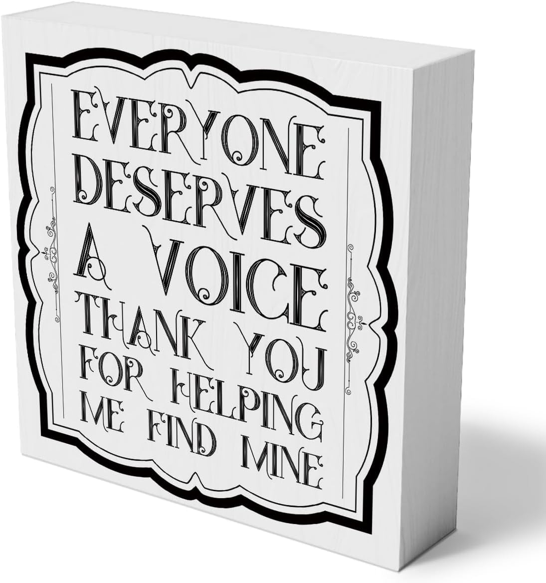 Speech Therapist Wooden Box Sign Home Office Wall Decor 7x7 Inch Rustic ...