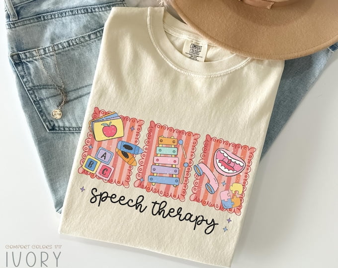 Speech Therapy Digital File for Shirt, Speech Language Pathologist ...