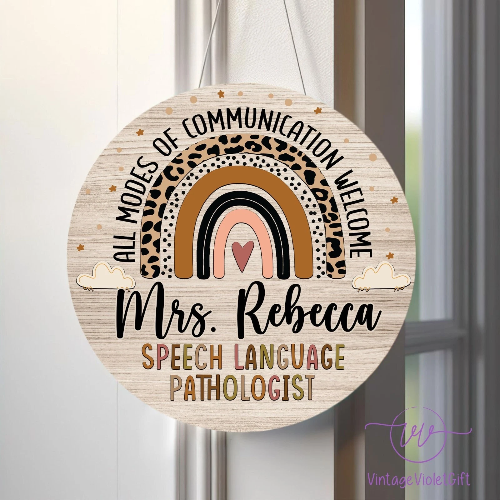 Speech Therapy Door Sign, Speech Teacher Sign, Speech Therapist Gifts ...