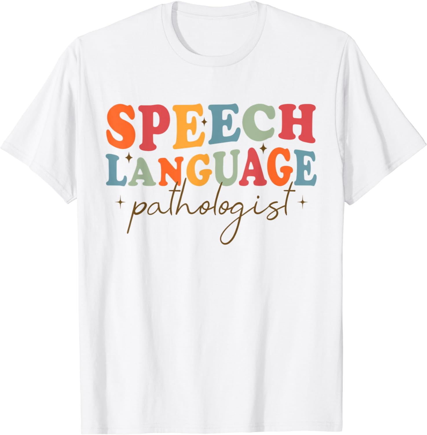 Speech Therapy Speech Language Pathologist Retro Groovy SLP T-Shirt - Walmart.com