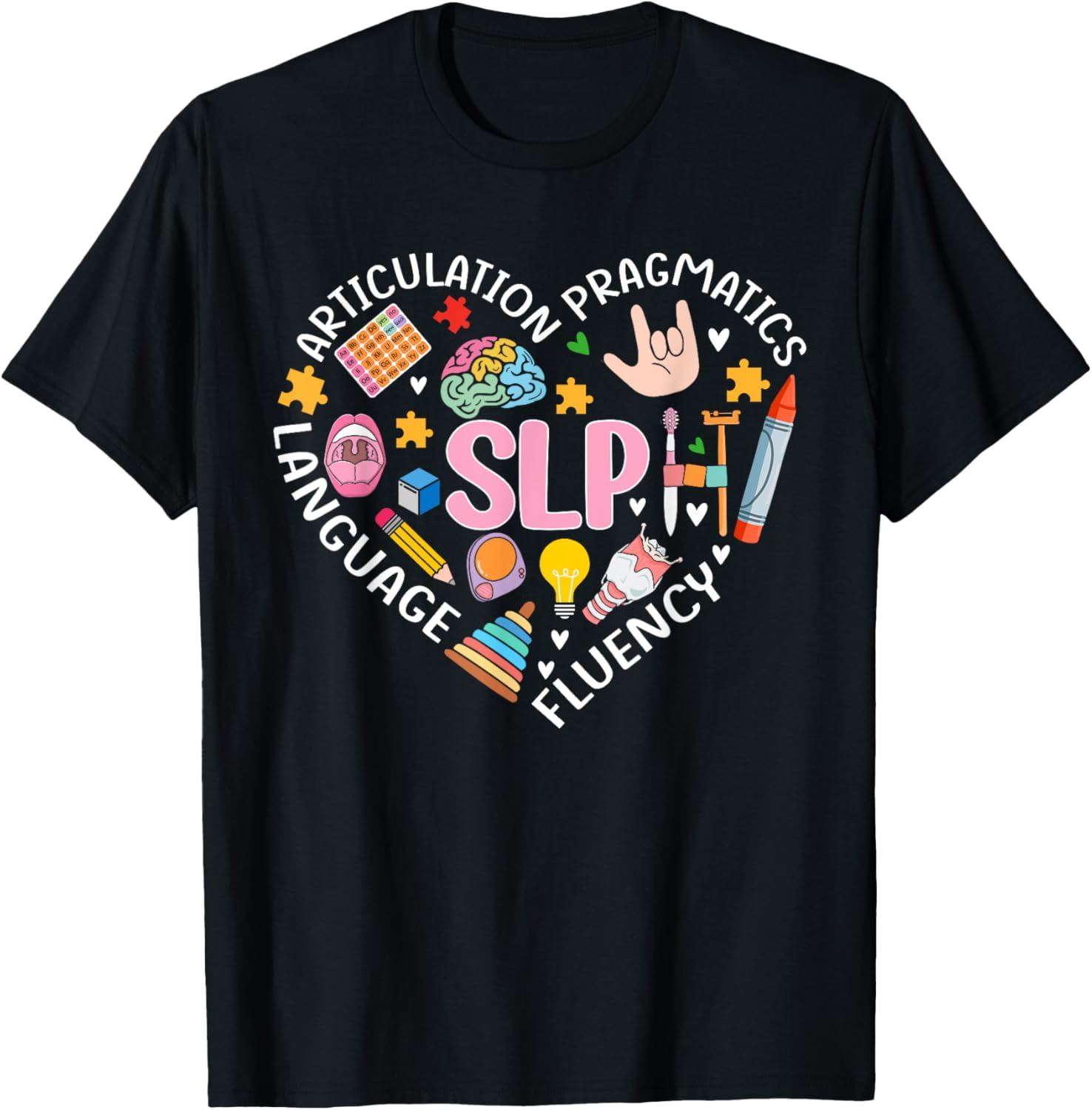 Speech Therapy Speech Language Pathologist Therapist SLP T-Shirt - Walmart.com