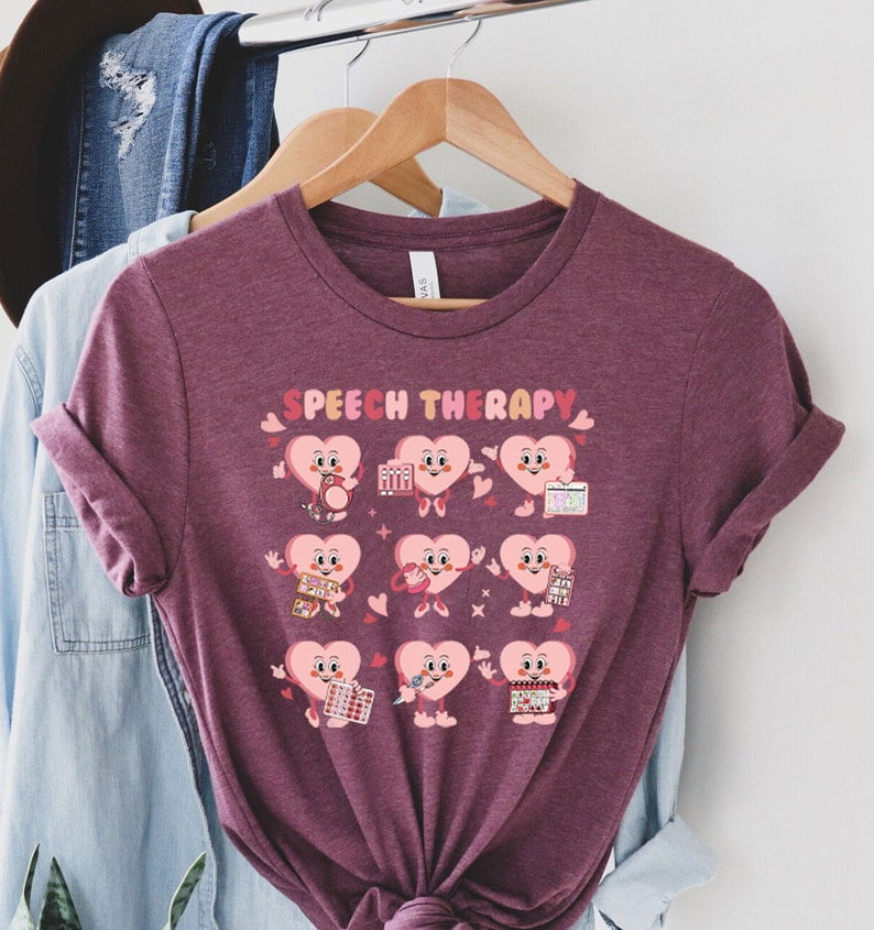 Speech Therapy T-shirt, SLP Language Pathologist Tee, SLPA Appreciation ...
