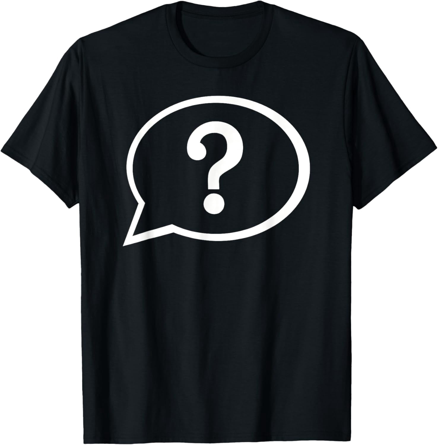 Speech bubble question mark T-Shirt - Walmart.com