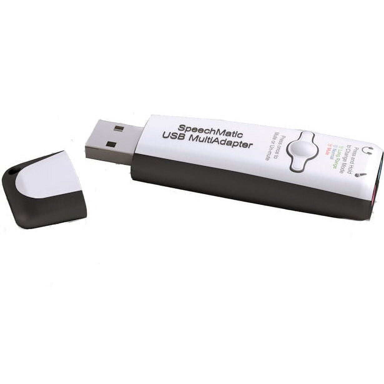 SpeechWare USB MultiAdapter 2nd Gen - External Sound Card for Text ...