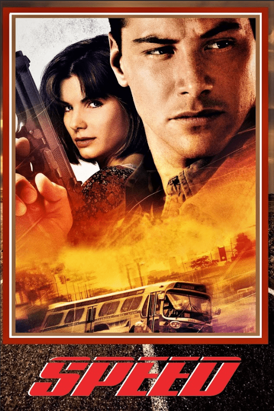 Speed 1994 Movie Poster 24x36 - Keanu Reeves Action Thriller High-Speed ...