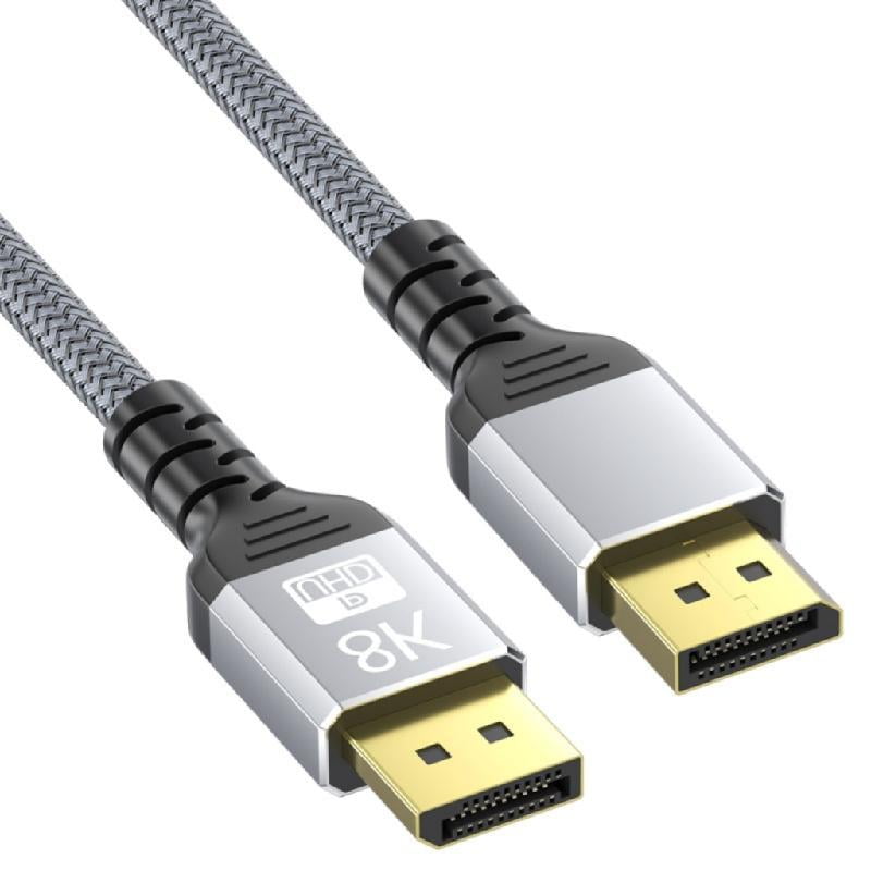 Speed 8K DisplayPort Cable for Superior Video Quality for PC Laptop TV ...