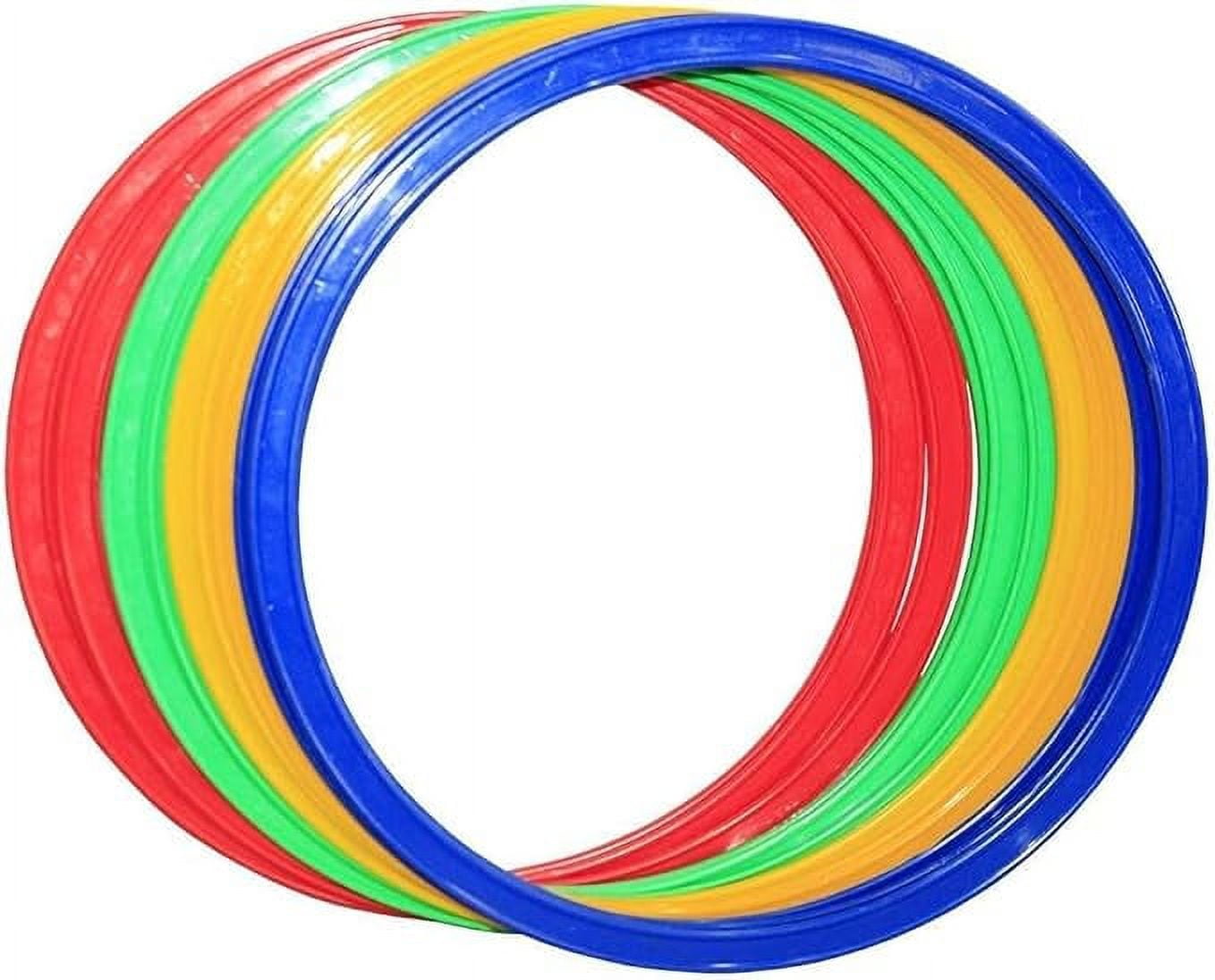 Speed Agility Circles for Trainers, Gyms, Athletics, 4 Assorted Colors ...