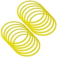 Speed & Agility Training Rings ~ Set of 12 ~ 15" inch ~ Yellow ~ For ...