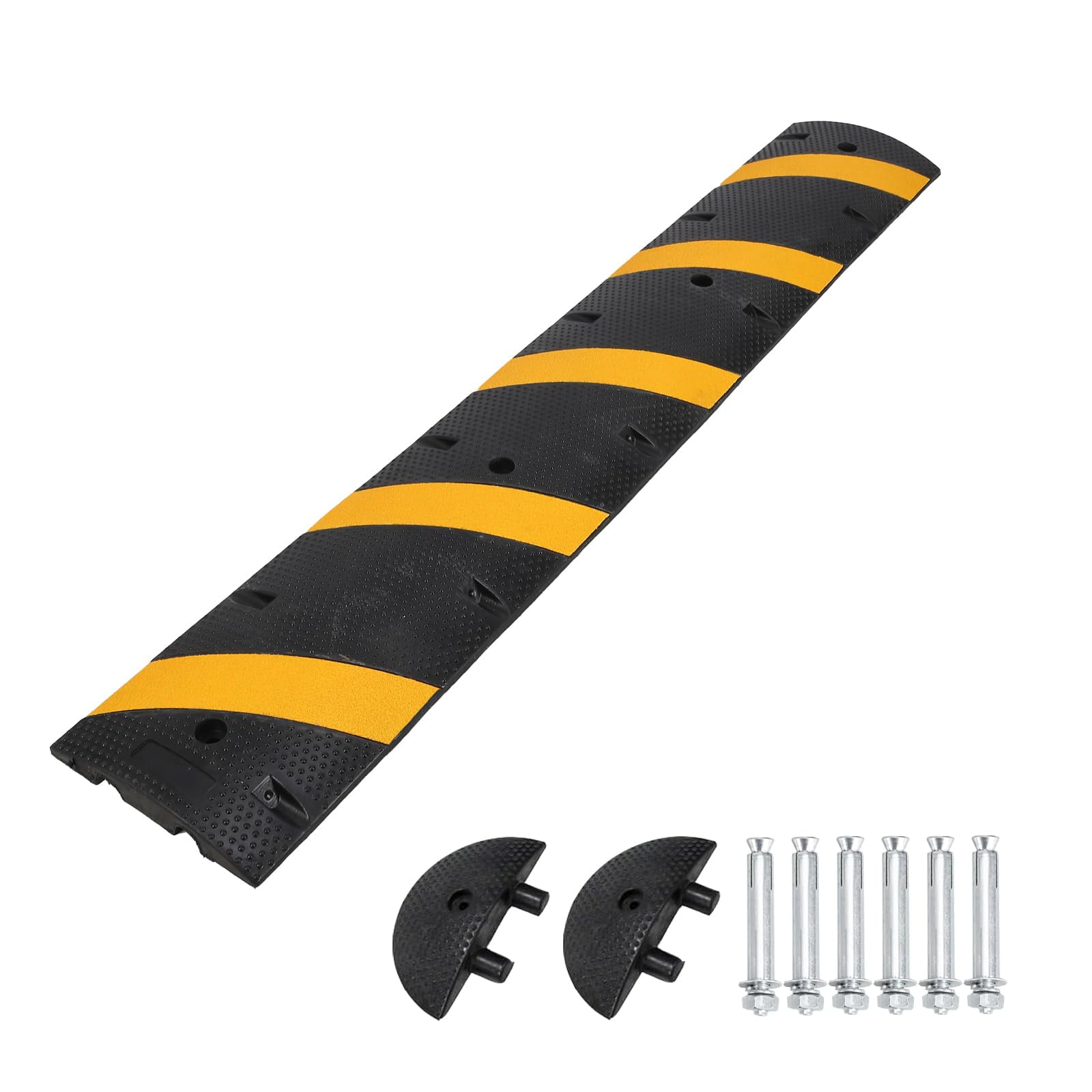 Speed Bumps for Road, Rubber Speed Bumps, Long Speed Bump, 66000 LBS ...