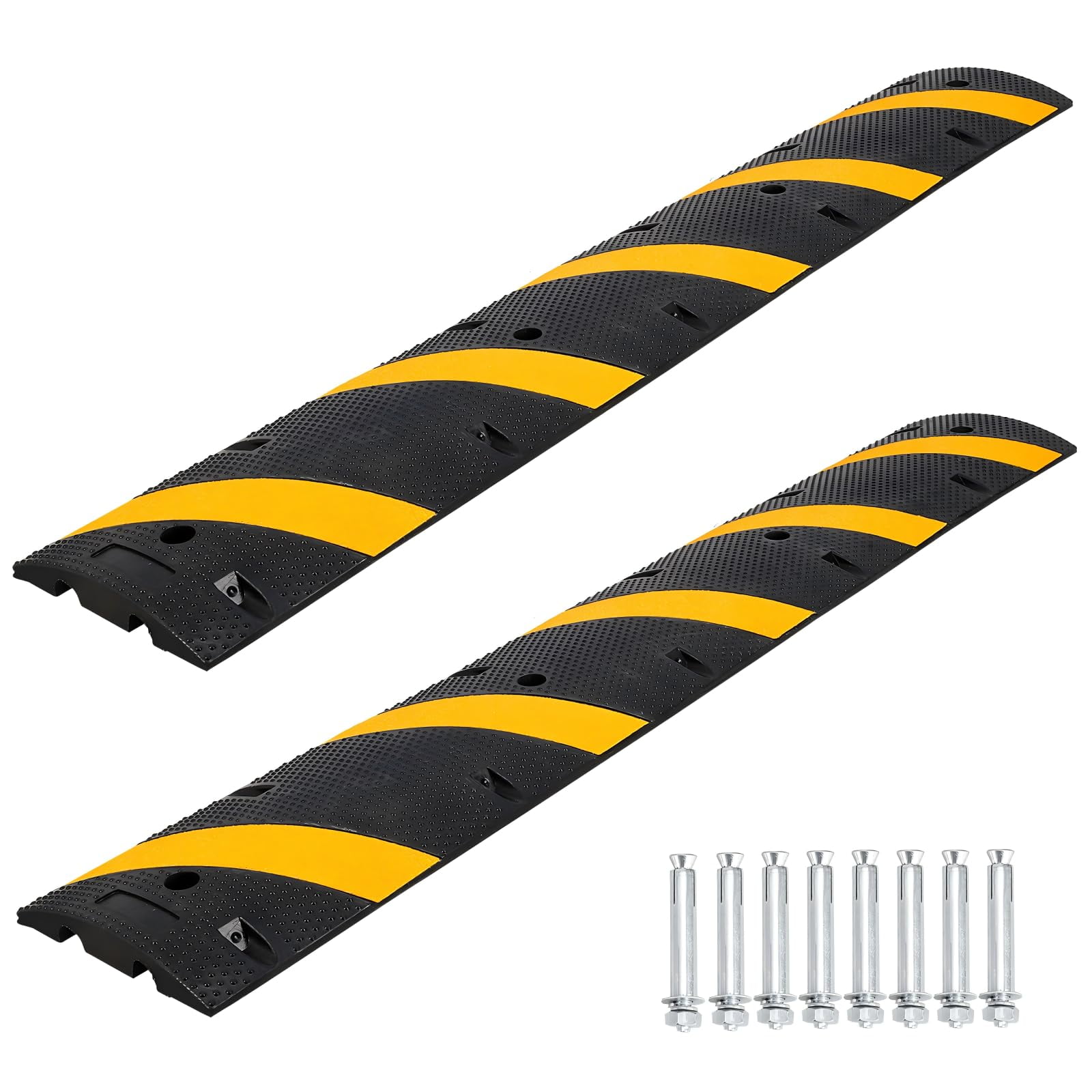 Speed Bumps for Road, Rubber Speed Bumps, Long Speed Bump, 66000 LBS ...