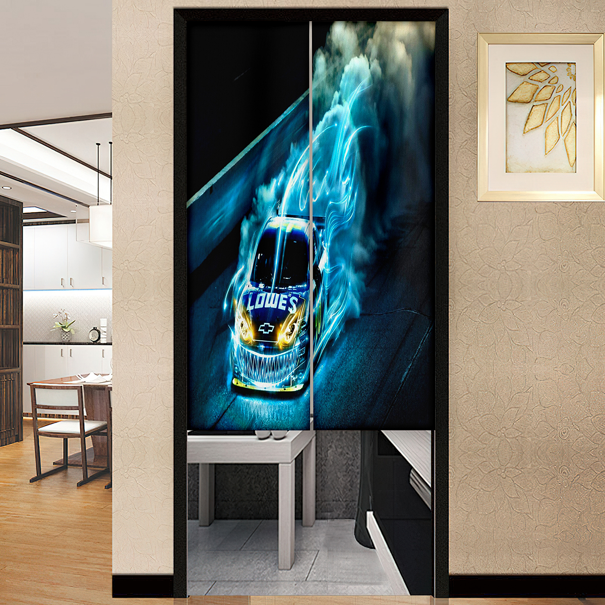Speed Car Door Curtains Art Vehicle Bedroom Kitchen Living Room ...