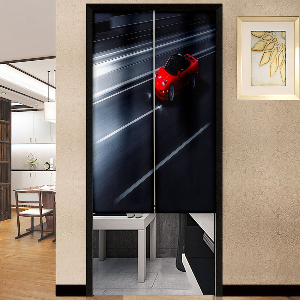 Speed Car Door Curtains Art Vehicle Bedroom Kitchen Living Room ...