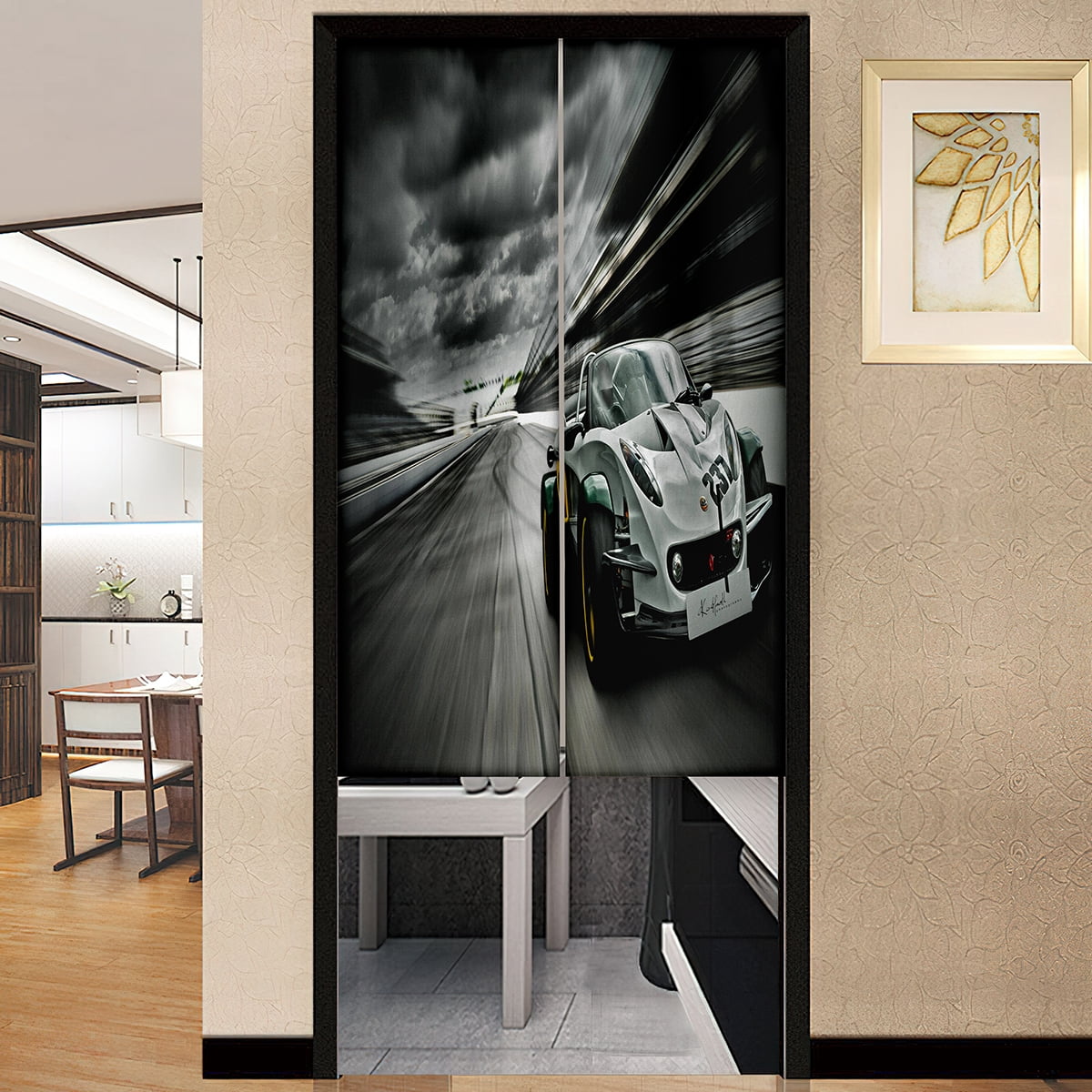 Speed Car Door Curtains Art Vehicle Bedroom Kitchen Living Room ...