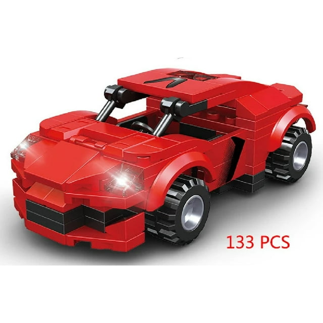 Speed Champion City F1 Super Racing Car Racer Vehicle Building Blocks ...