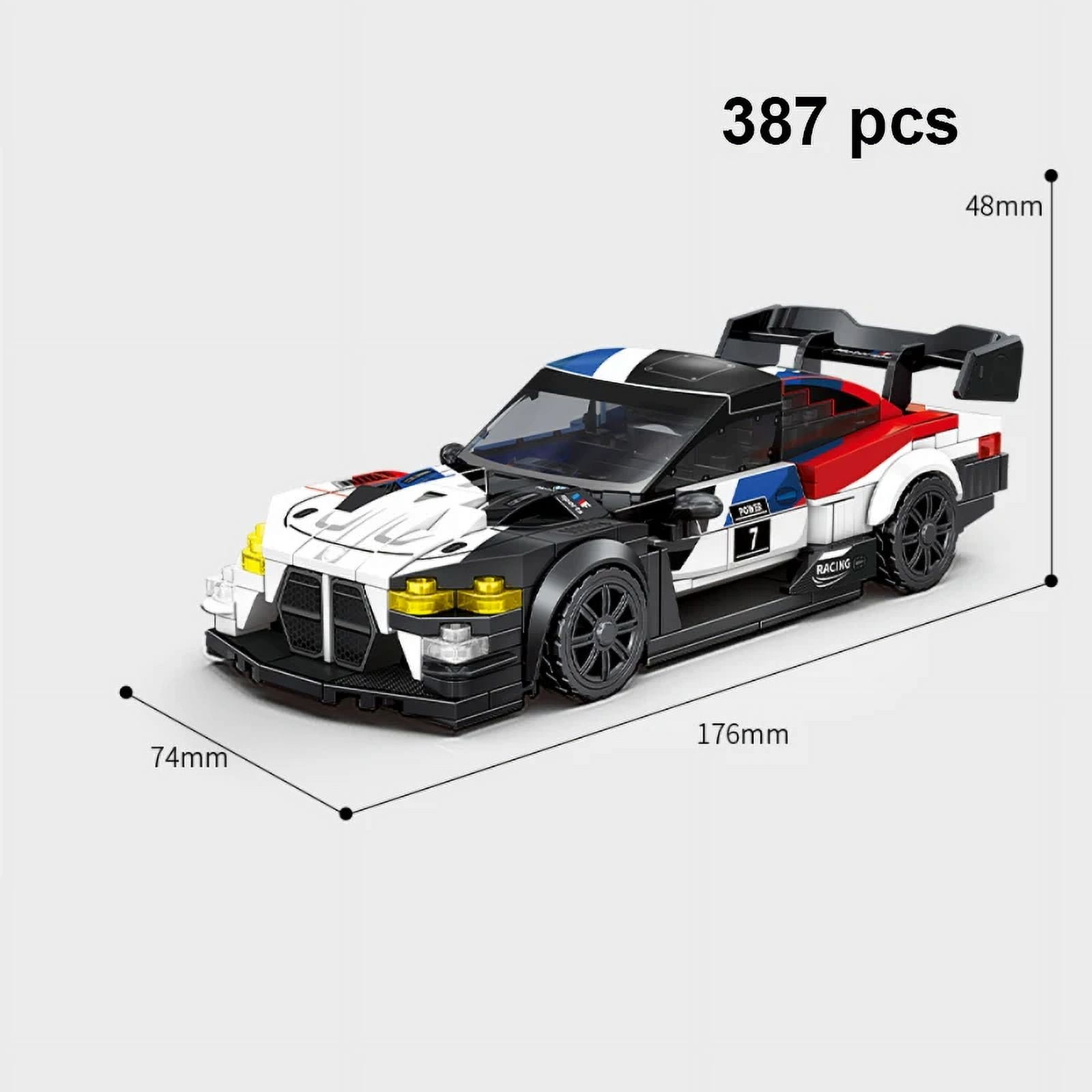 Speed Champion Technical Car City Vehicle Racing Car Building Blocks ...