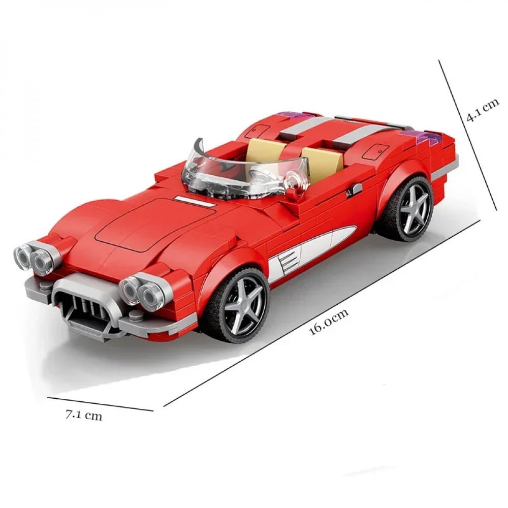 Speed Champions Series Vehicle Building Blocks Supercar Set Racing ...