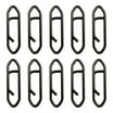 BE-TOOL 100Pcs Fishing Snap Clips Steel Duo Lock Snaps Swivel for ...