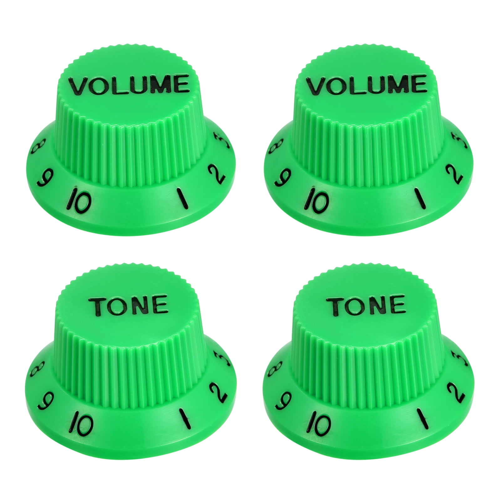 Speed Control Knobs 6mm ID 2 Volume 2 Tone Top Hat Guitar Bell Knobs ...