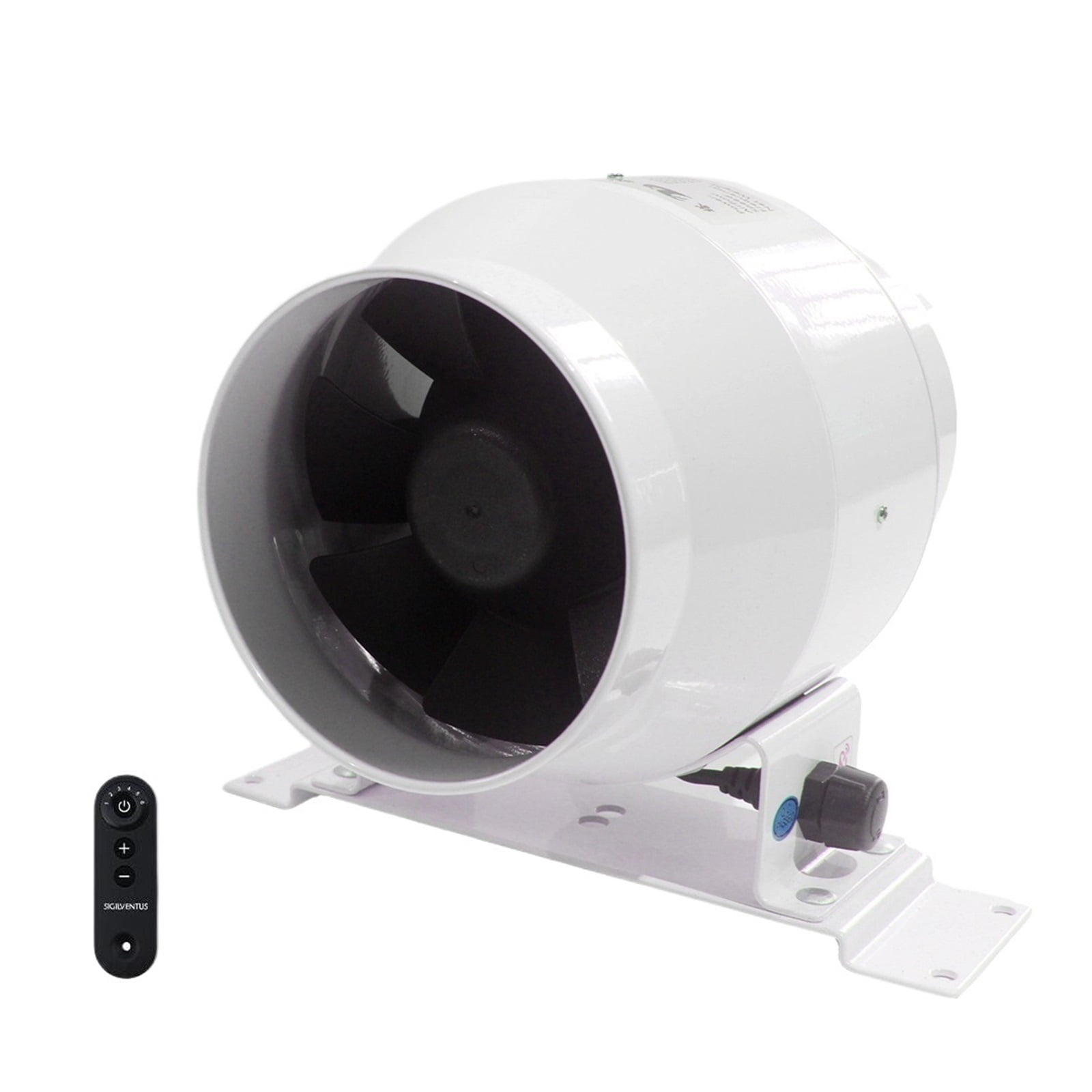 Speed Control Mixed Flow Inline Fan Circular 4 Inch Pipe High Speed ...