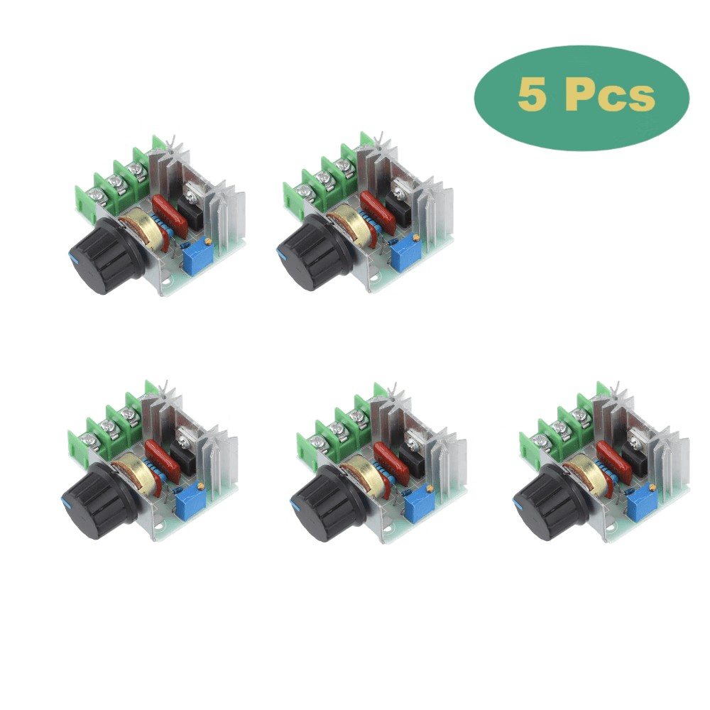 Speed Controller AC 50-220V 2000W 25A Motor Controller SCR High-Power ...