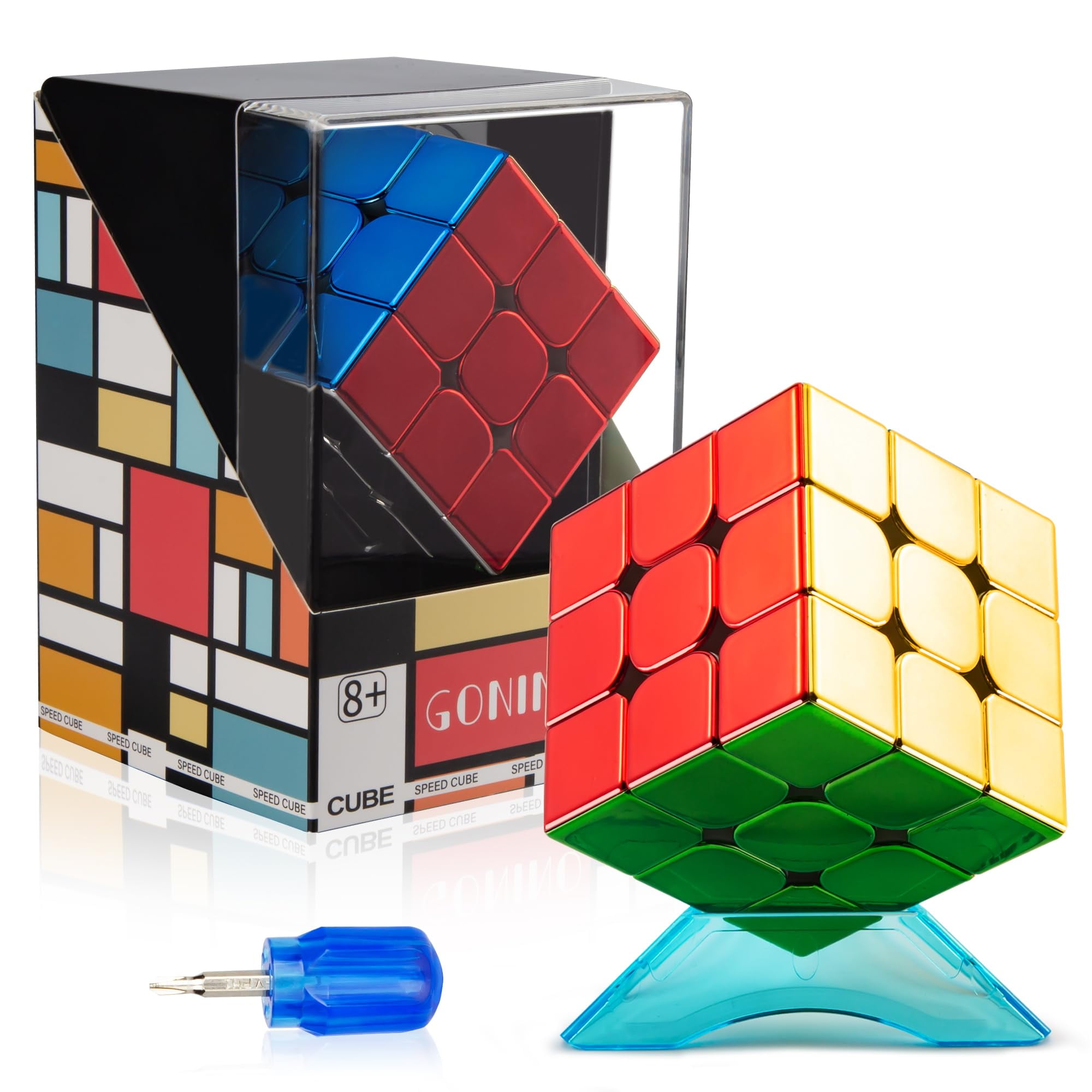 Speed Cube 3x3, Magnetic MMF7 Mirror Cube 2025, Stickerless Cube Set ...