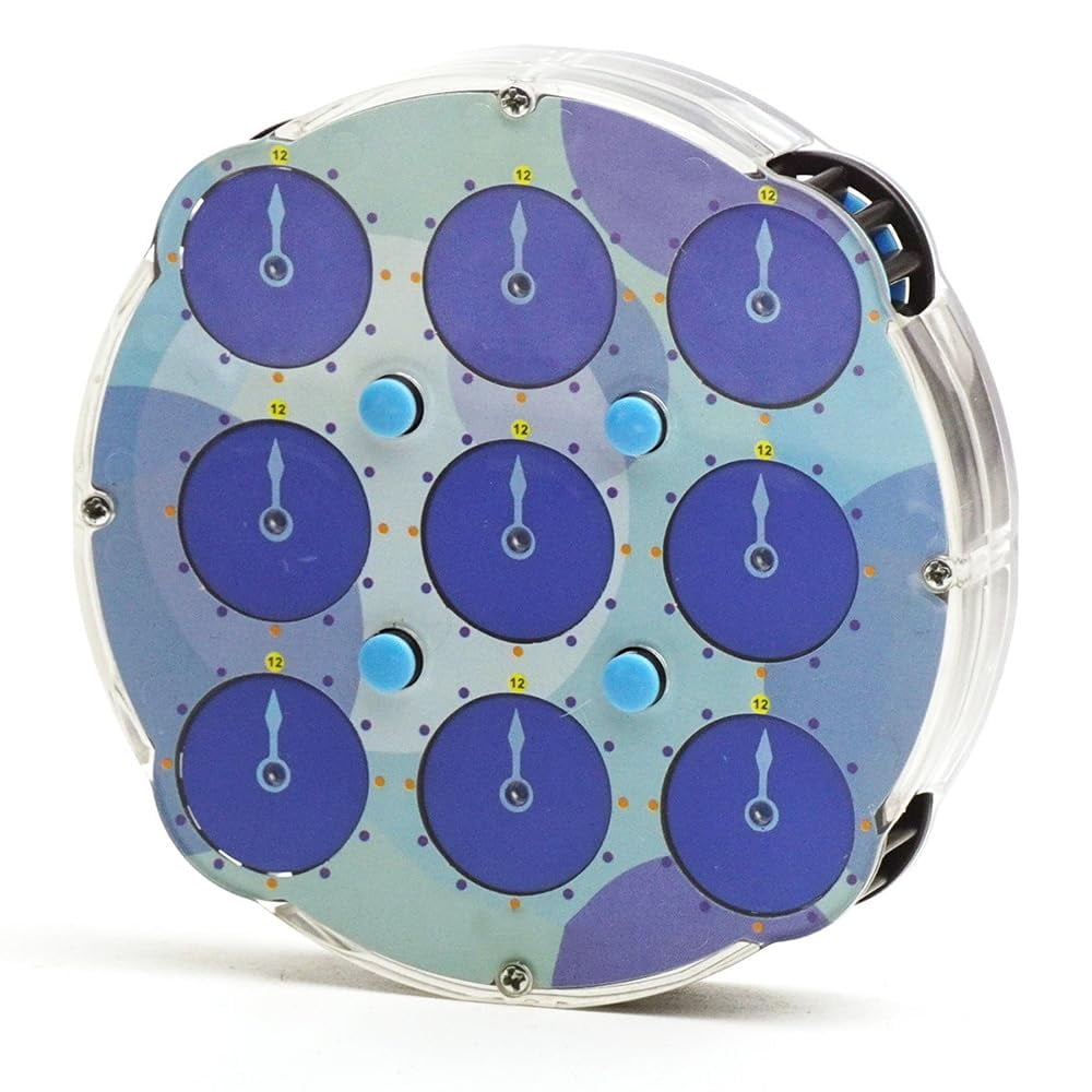 Speed Cube Clock M AIF4 Magic Clock Transpsarent Blue Speed Clock ...