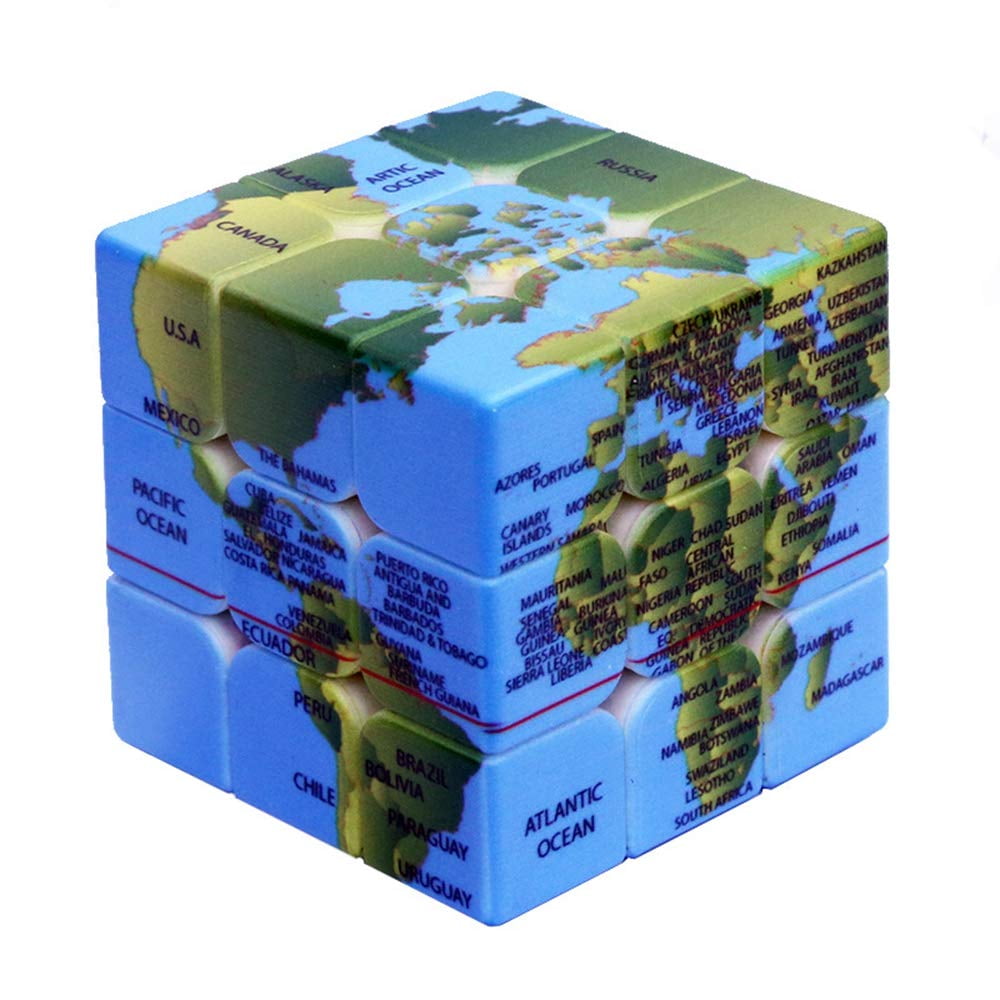 Speed Cube World Map MSF2 Design Magic Cube Puzzle,IQ Games Puzzles ...