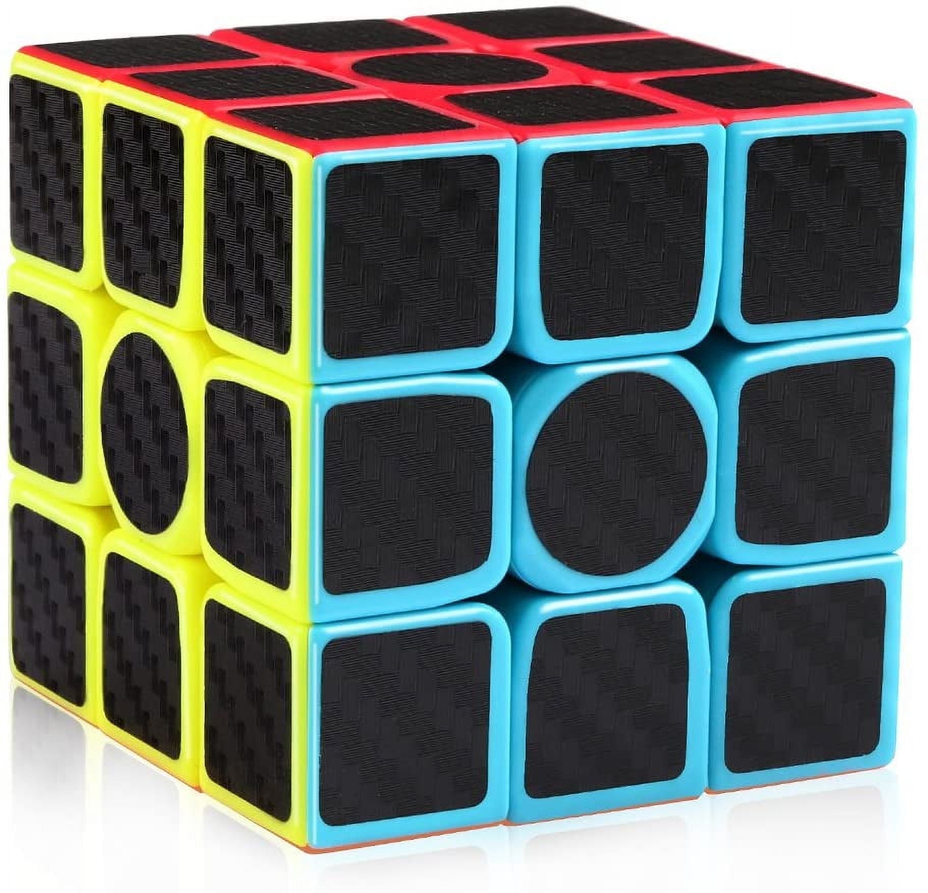 TiokMc Speed Cube Set of 3x3x3 Stickerless Puzzle Magic Cube with ...