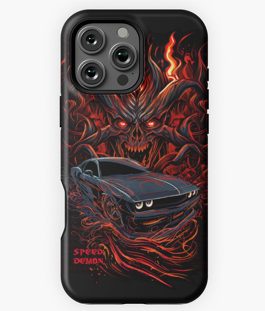 Speed Demon Hot Rod Phone Case for iPhone 16 15 14 13 12 11 Pro Max ...