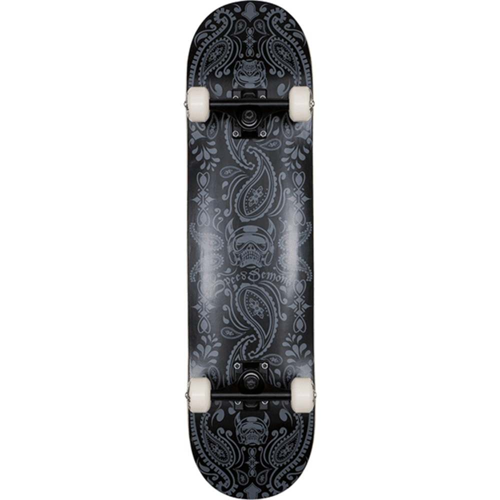 Speed Demons Bandana Complete Skateboard -7.75 Black/Black - Walmart.com