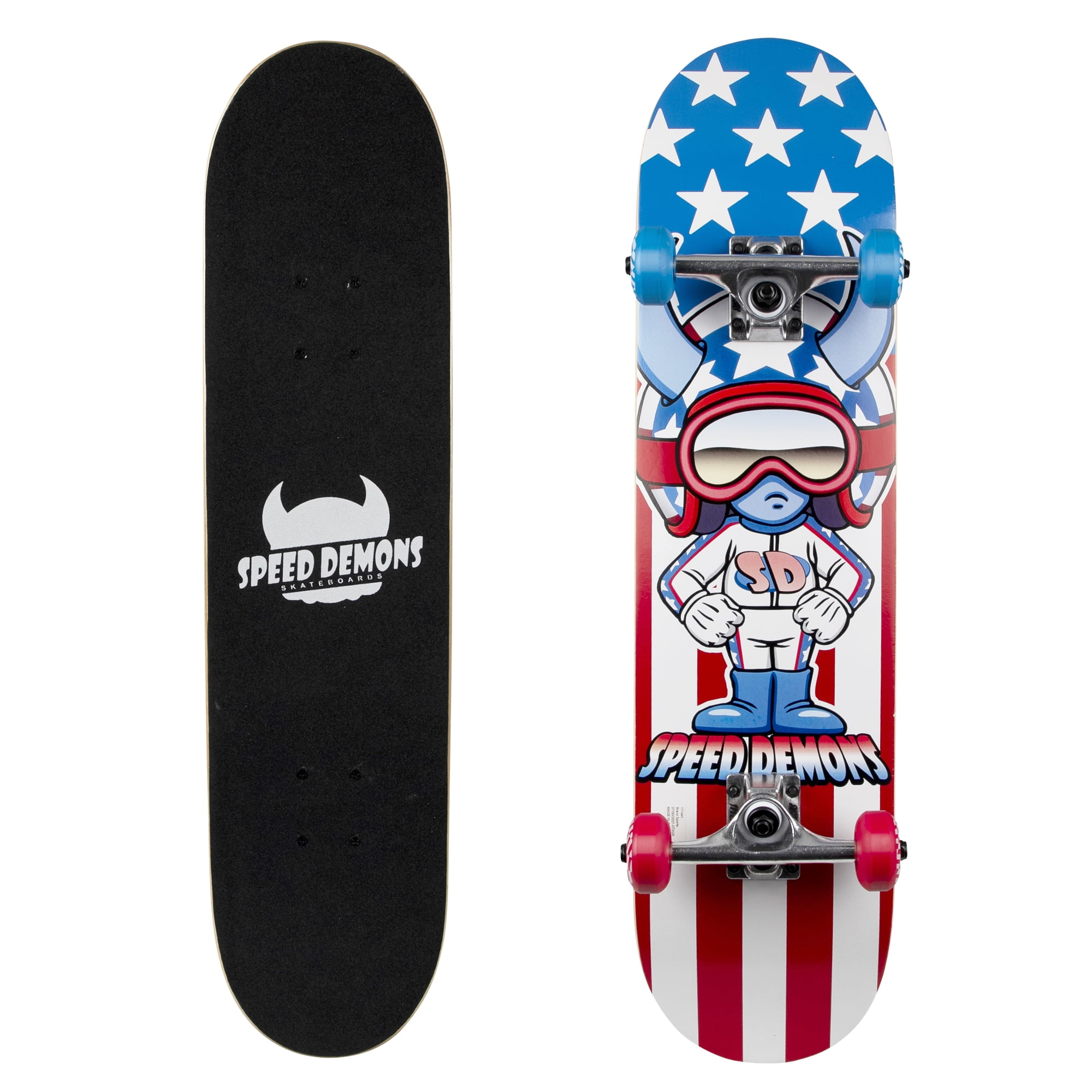 Speed Demons Complete Skateboard - Aluminum Trucks - 51mm Wheels ...