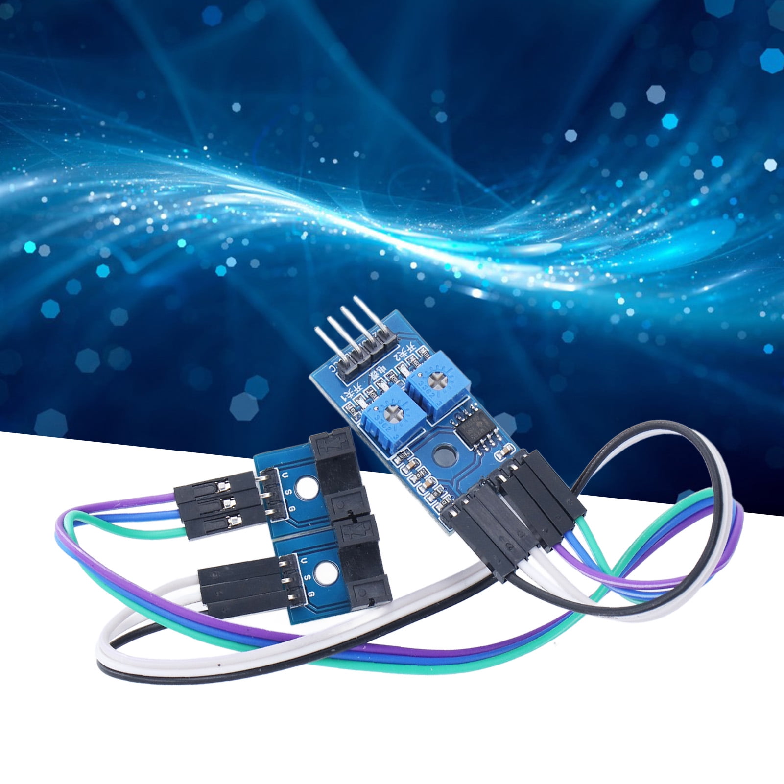 Speed Detection Sensor Module 3 3v 5v 2 Way Pcb Counting Slot Type