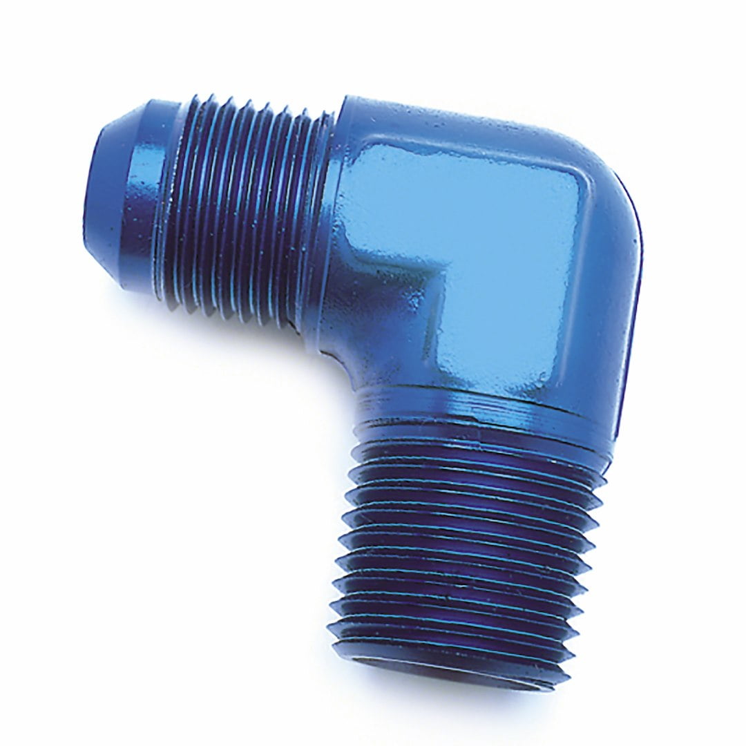 Speed Fx 560322 Coupler Fitting -3AN x 1/8 NPTF 90 Degree Flare Blue ...