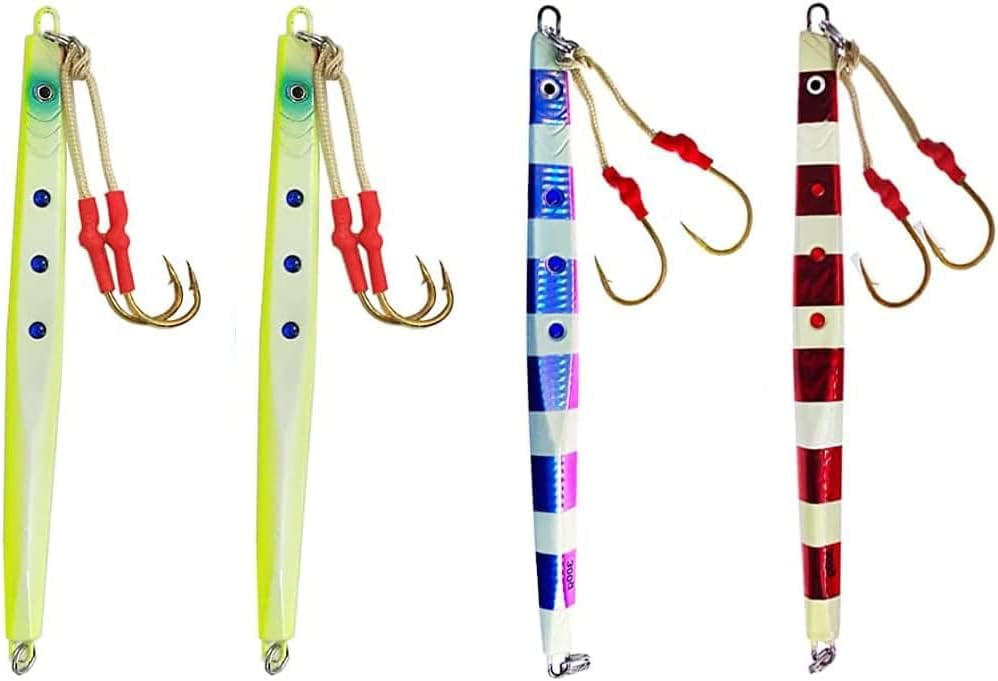 Speed Jigging Jigs 14oz 400g 4 Pieces - Walmart.com