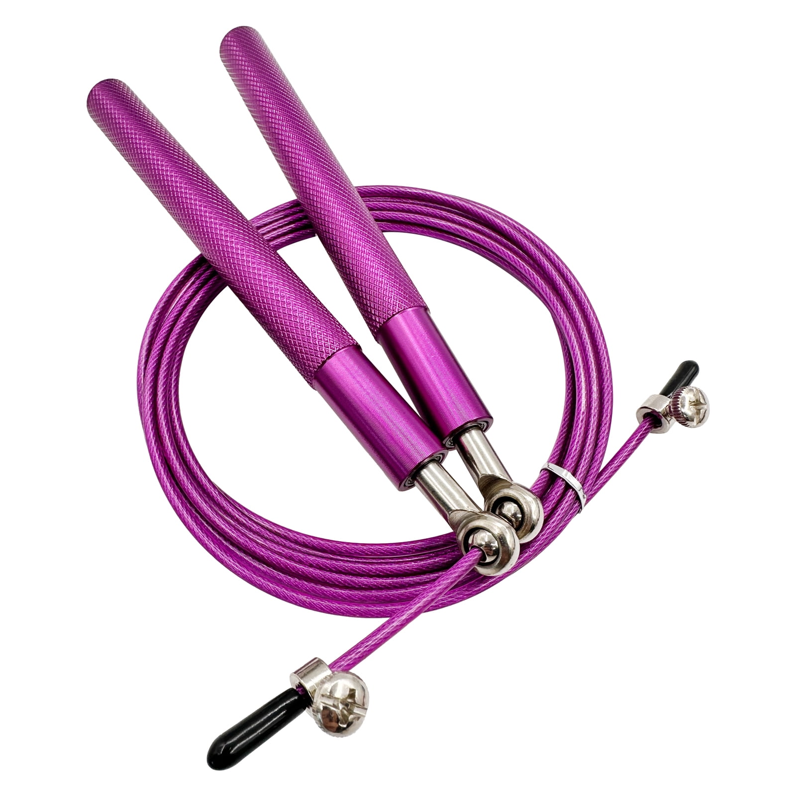 Speed Jump Rope - 360? Swivel Ball Bearing - Adjustable steel coated ...