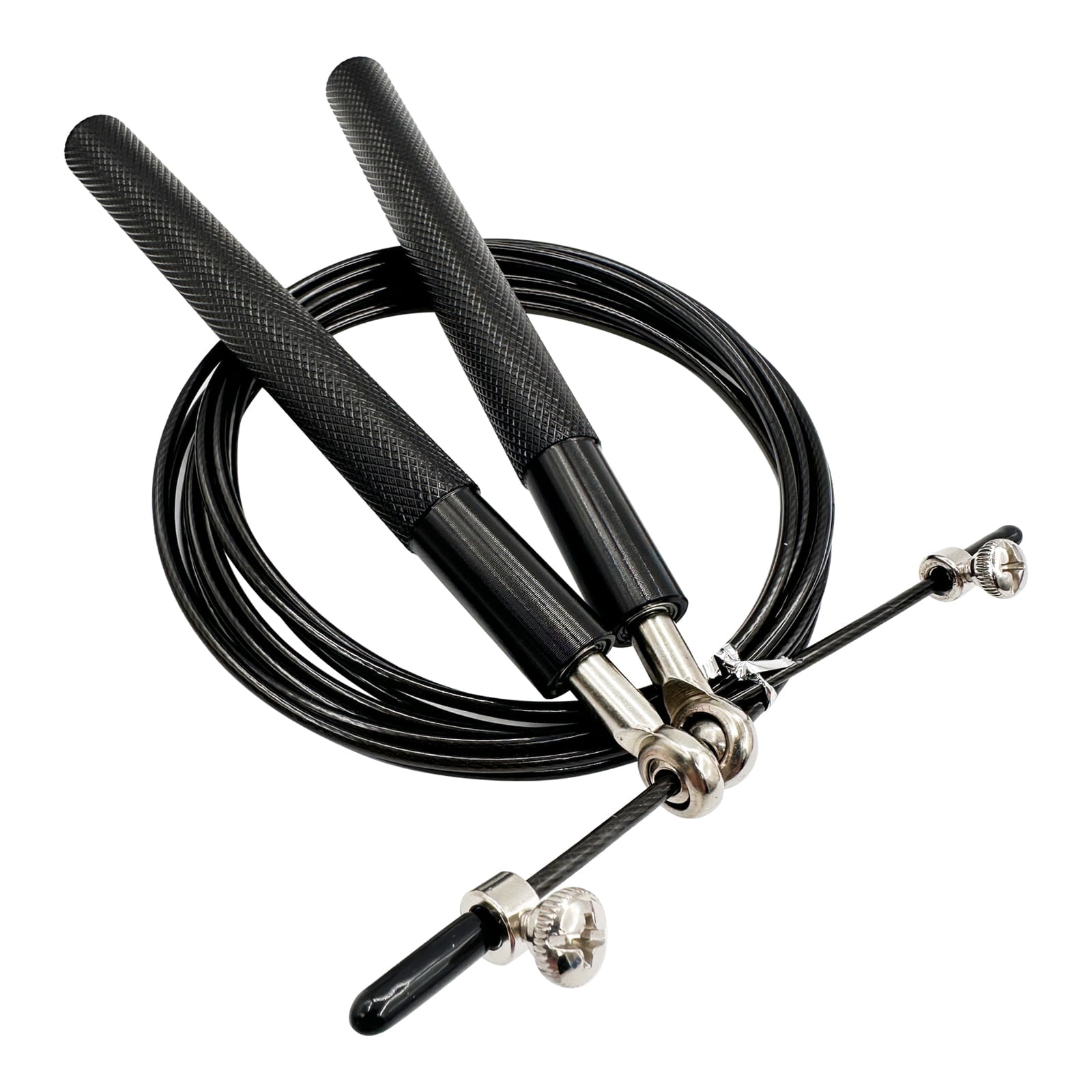 Speed Jump Rope - 360 Swivel Ball Bearing - Adjustable steel coated ...